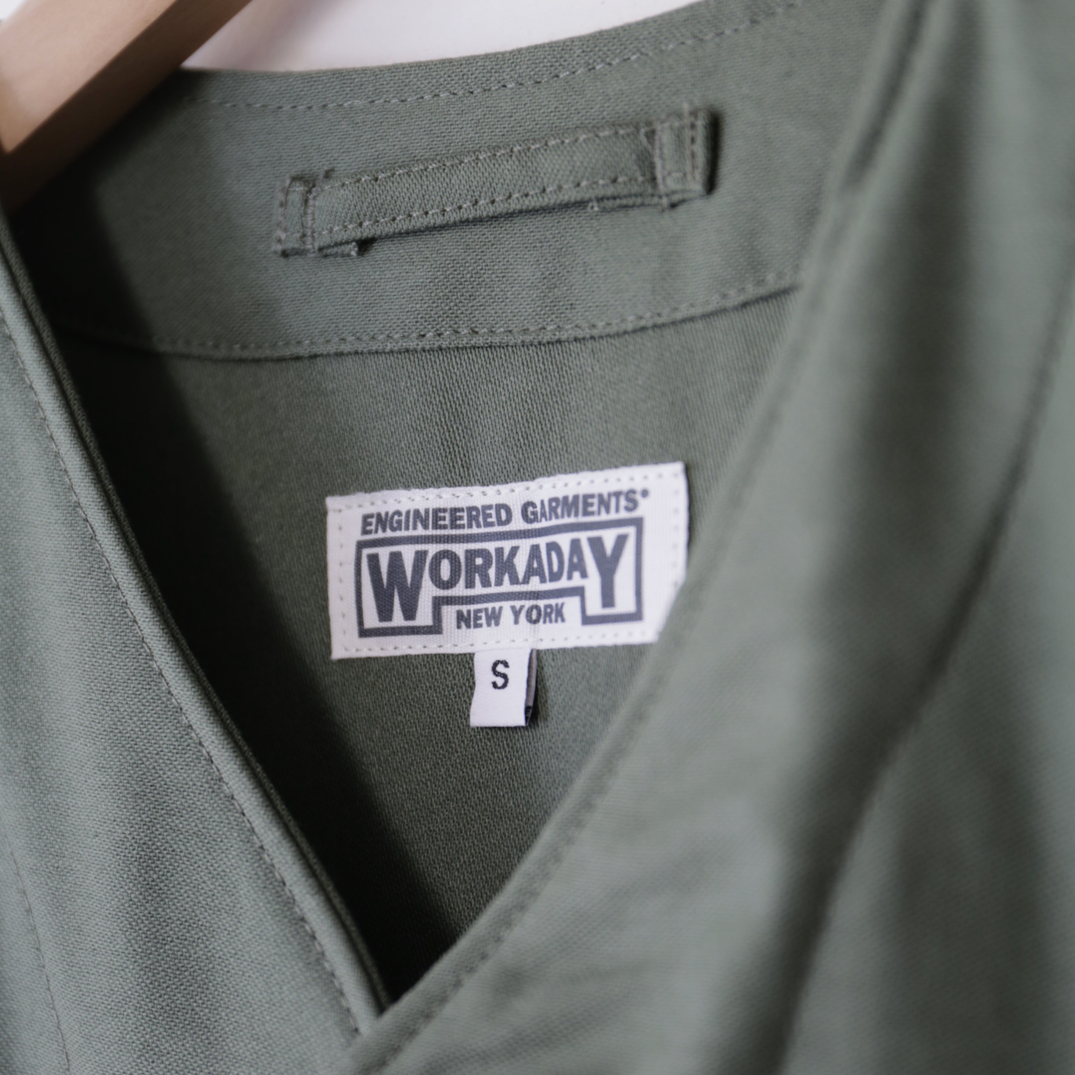 Engineer Jacket - Cotton reversed sateen｜Olive – everly