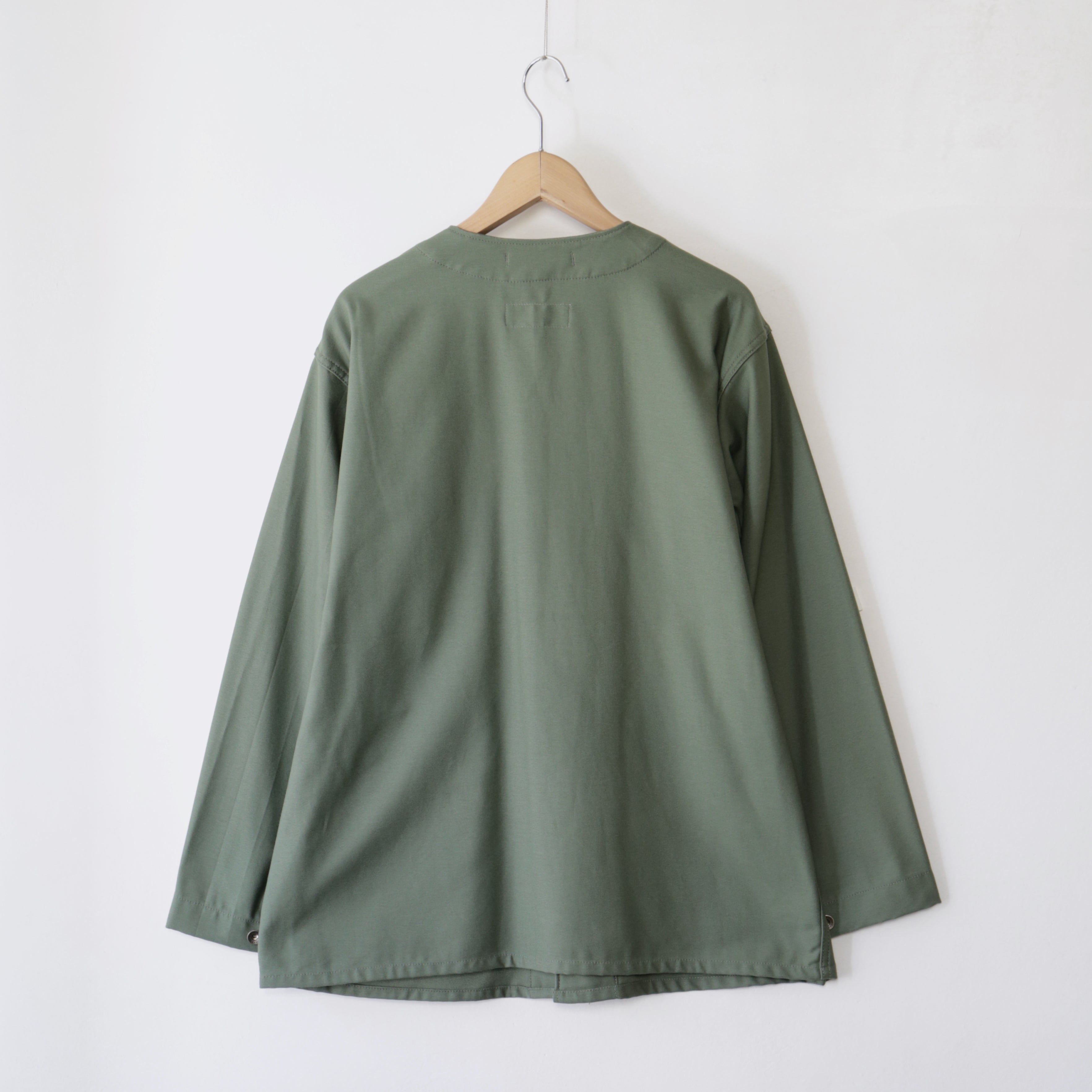Engineer Jacket - Cotton reversed sateen｜Olive – everly