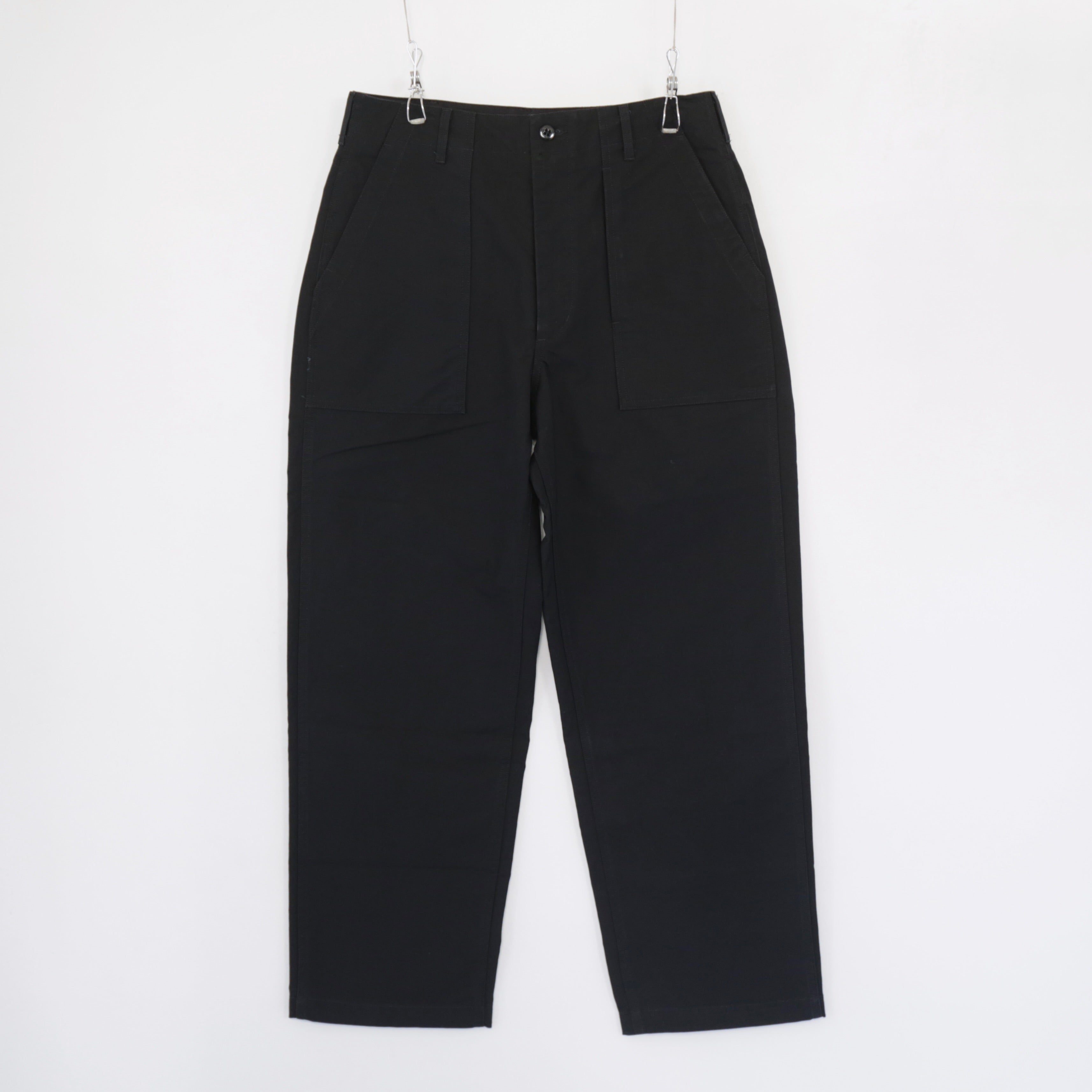 Fatigue Pant - Cotton Double Cloth｜Black – everly