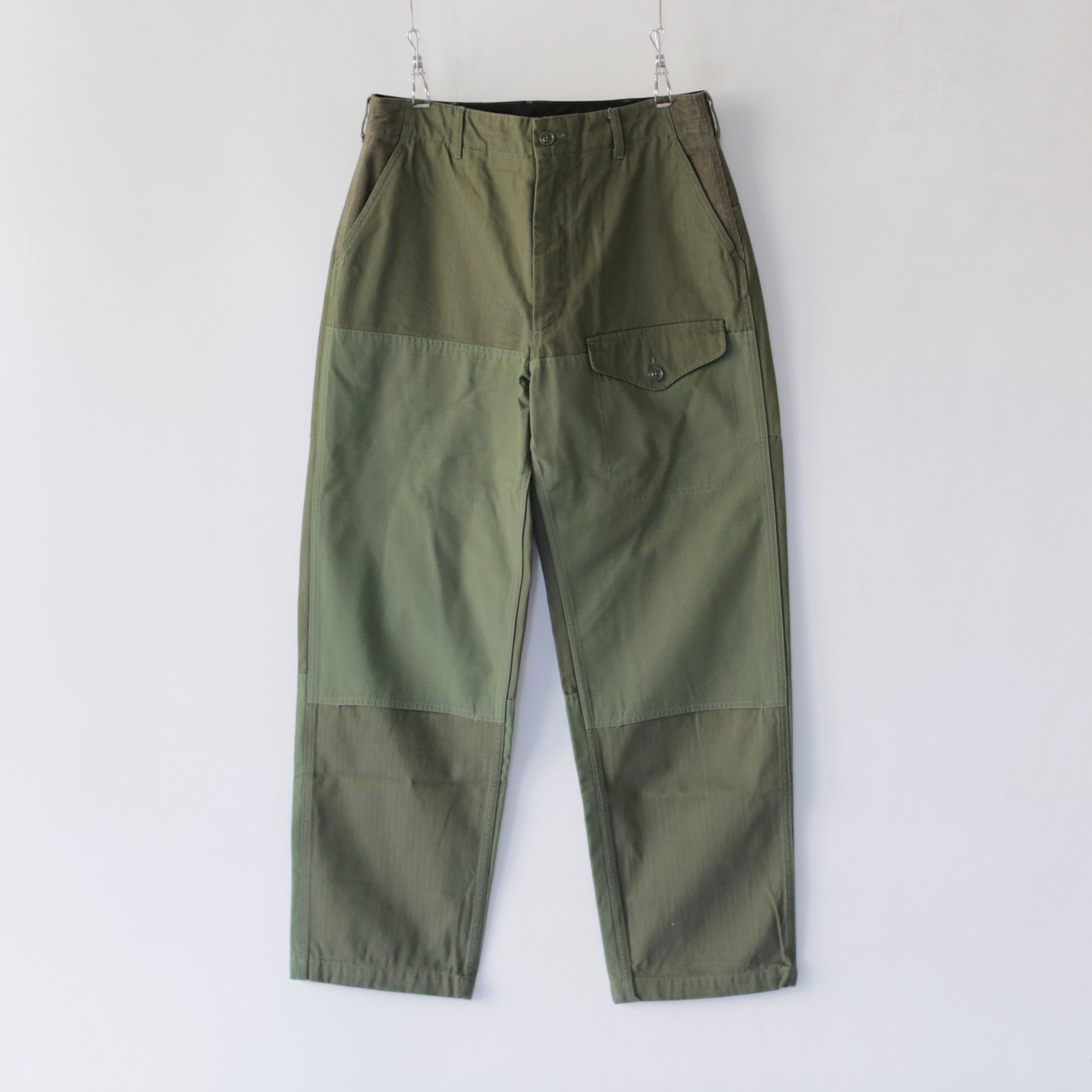 Field Pant - Cotton Heringbone Twill ｜Olive – everly