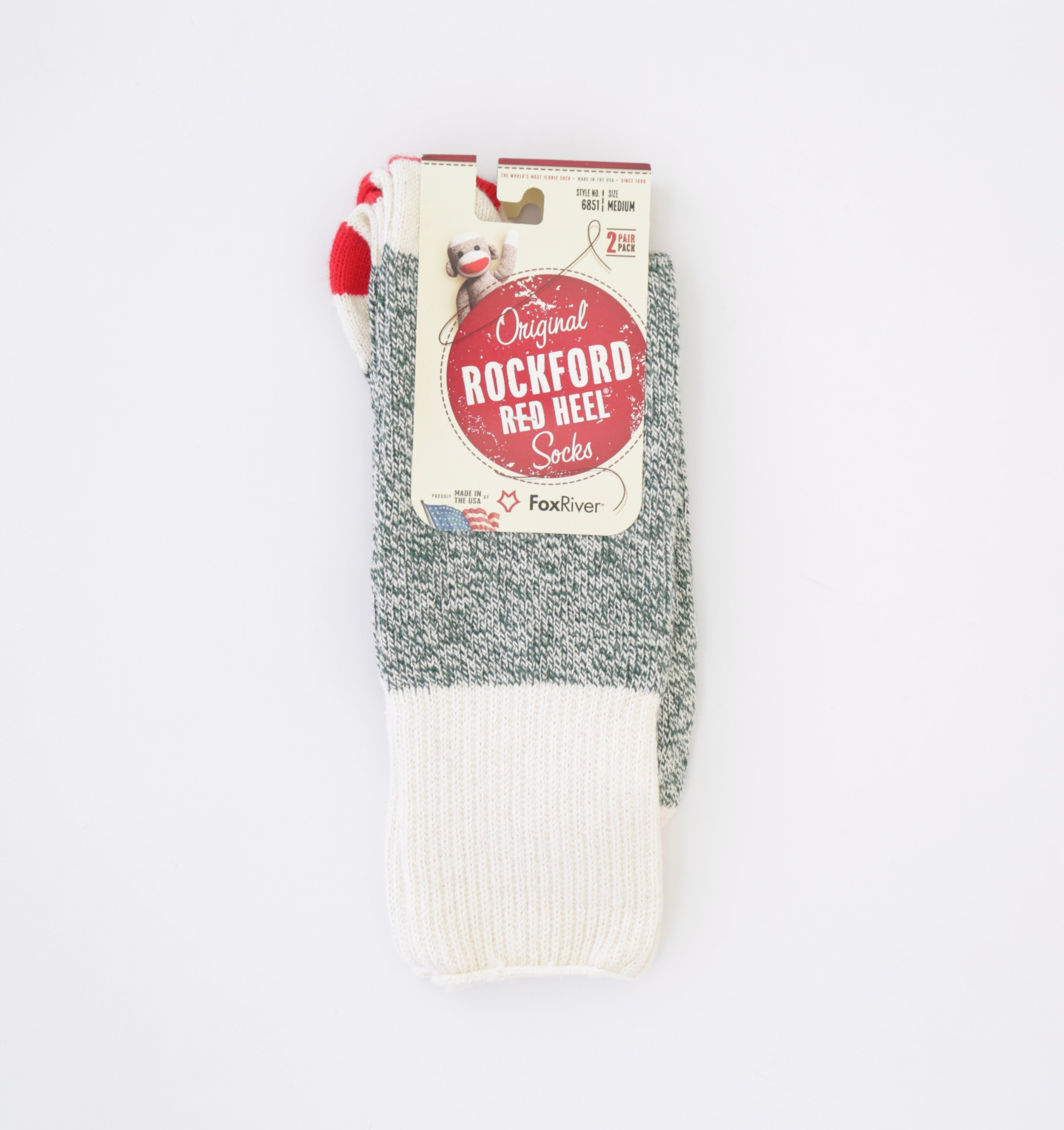 Red Heel Socks｜Green – everly